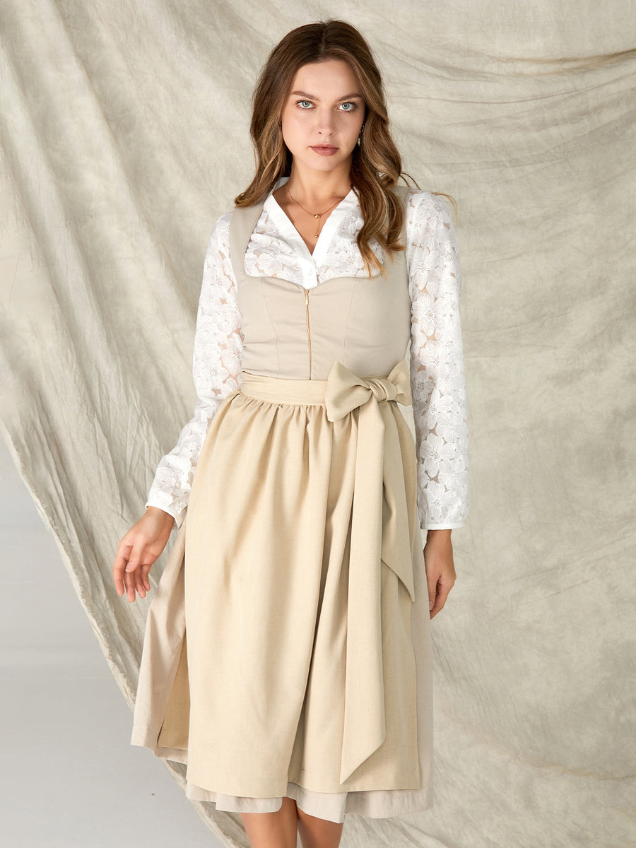 Sophisticated Dirndl Beige by ANDRINA - Classy Choice(dirndl 70cm sale ...