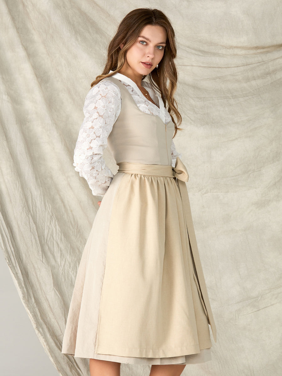 Sophisticated Dirndl Beige by ANDRINA - Classy Choice(dirndl 70cm sale ...