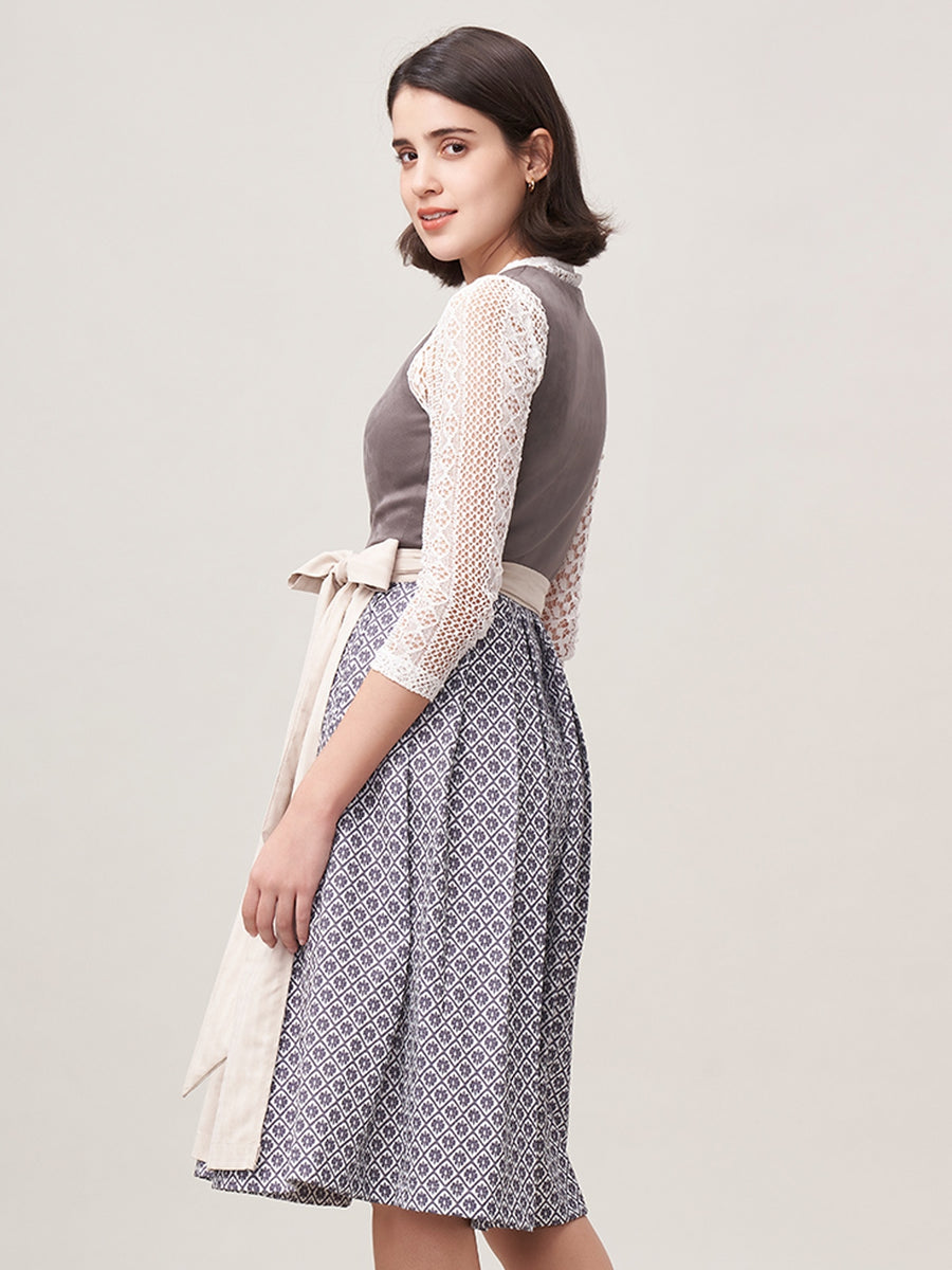 Graceful Dirndl Grau by MAXIMA - Timeless Appeal(dirndl 70cm sale ...