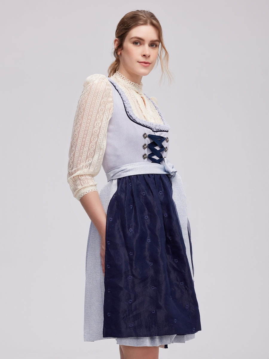 Elegant Dirndl Blau by NENE - Stylish Blue Dirndl Dress(dirndl 60cm ...
